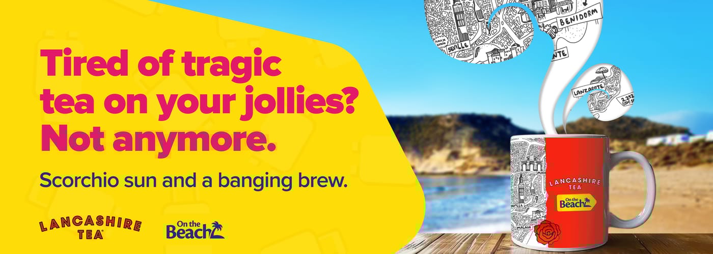 On the Beach x Lancashire Tea | The Spanish Brew
